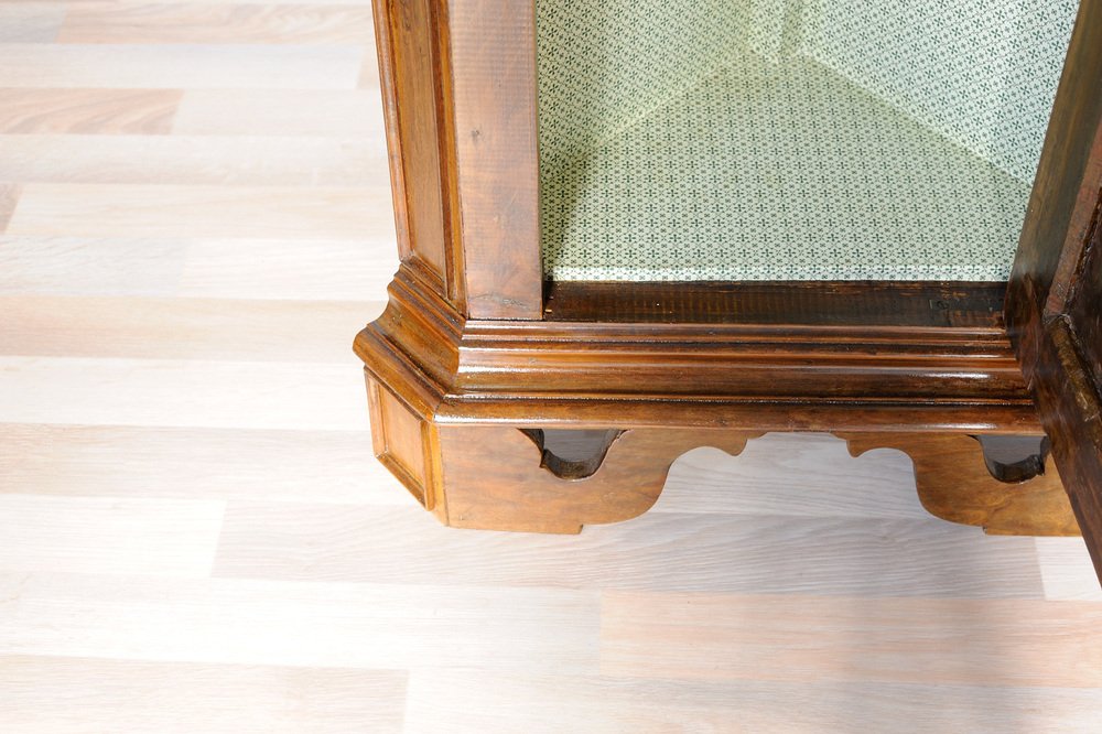 Solid Walnut Corner Cabinet for sale at Pamono