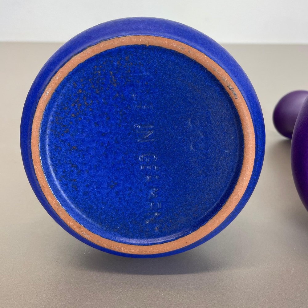 Ceramic Studio Pottery Vases from Marei Ceramics, Germany, 1970s, Set ...