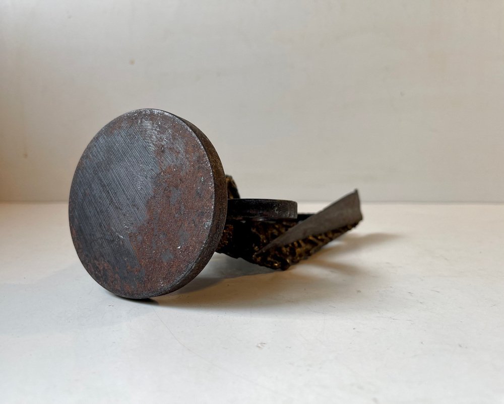 Danish Brutalist Scrap Iron Sculpture in the Style of Robert Jacobsen ...