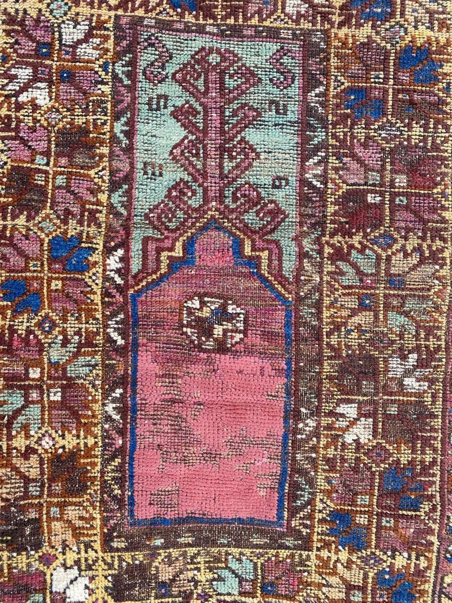 Antique Turkish Mihrab Rug for sale at Pamono