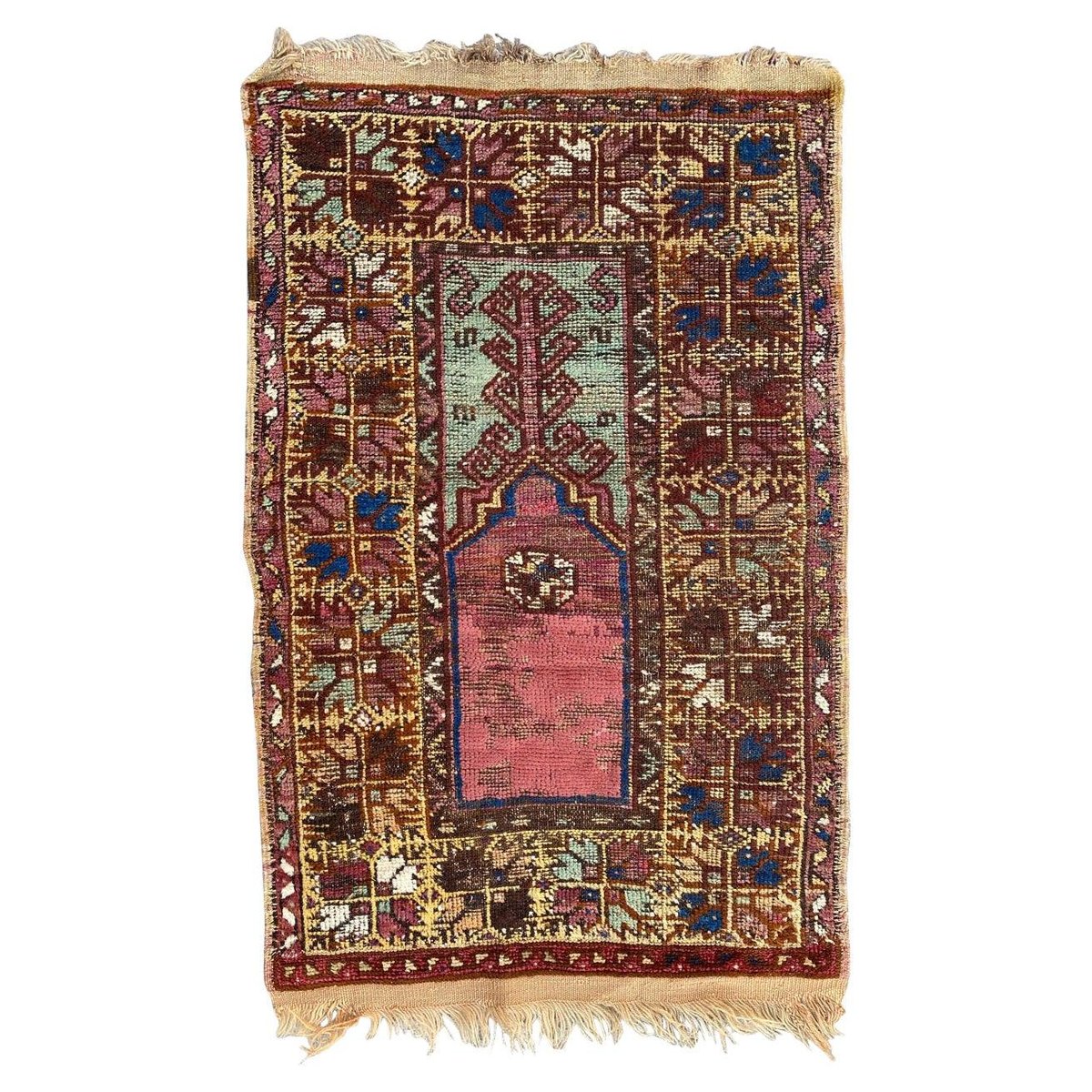 Antique Turkish Mihrab Rug for sale at Pamono