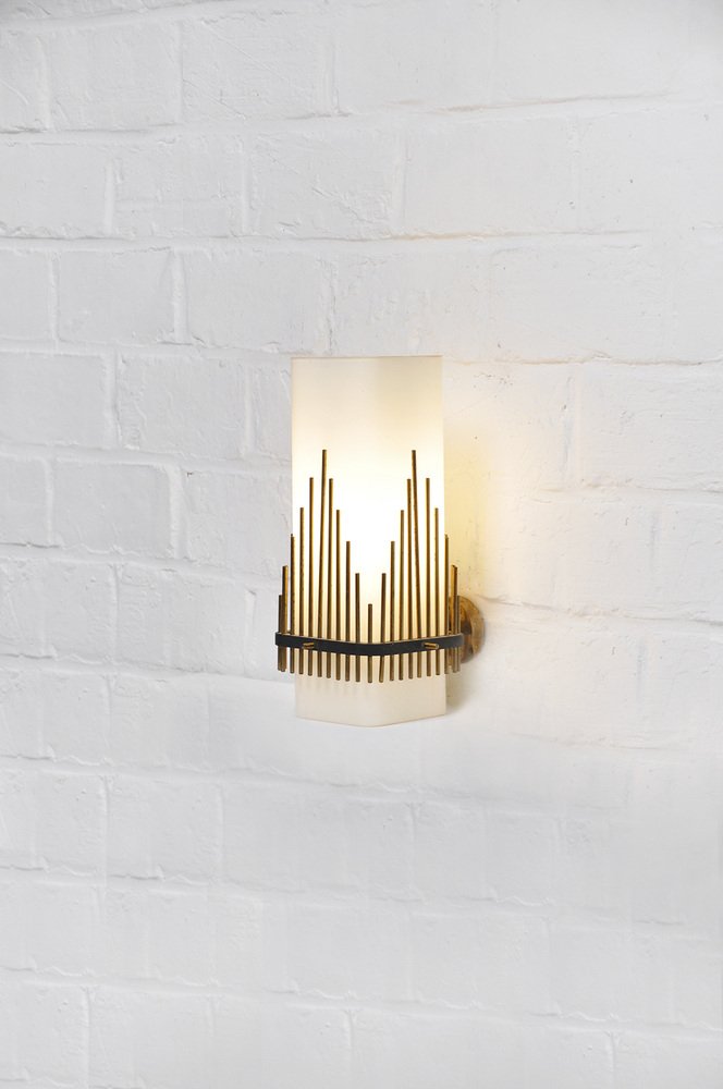 Wall Lamp by Angelo Lelii for Arredoluce for sale at Pamono