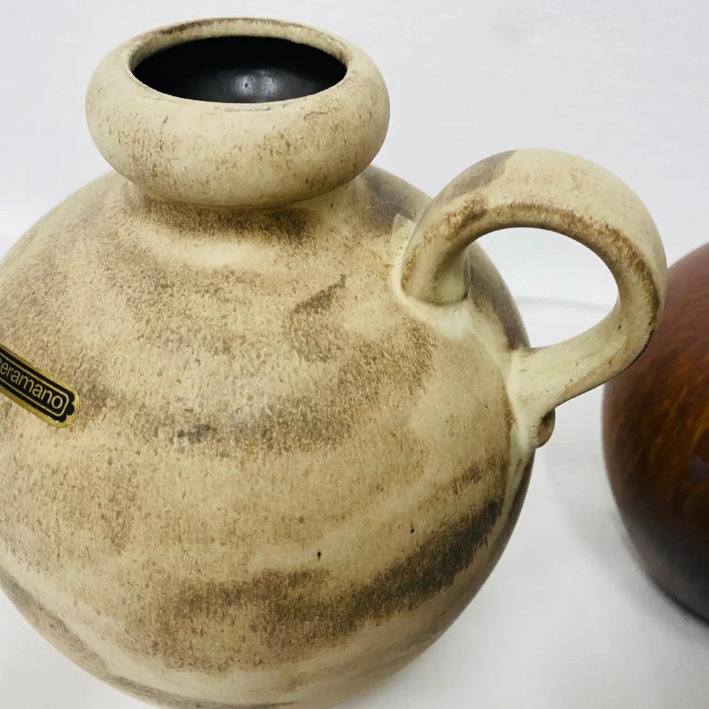 German Jugs in Ceramic by Ceramano, 1970s, Set of 4 for sale at Pamono