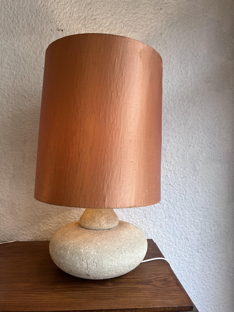Large Natural Stone Lamp for sale at Pamono