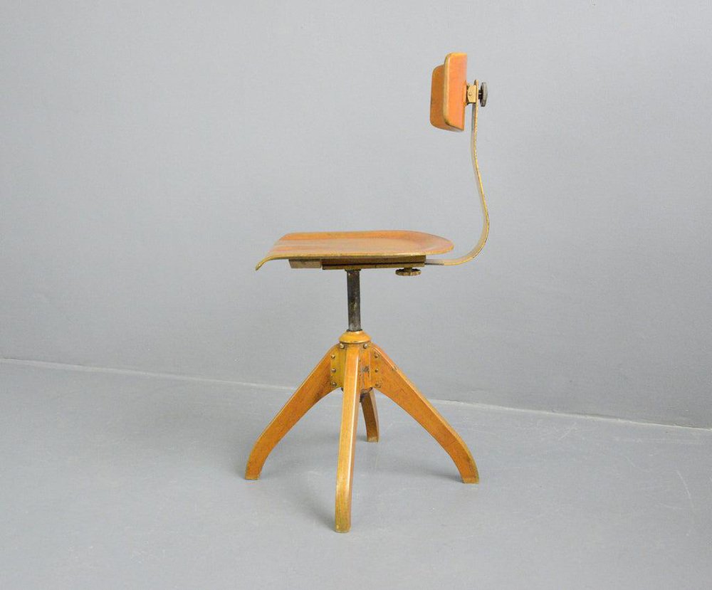 Ama Elastik Factory Chair, 1930s for sale at Pamono