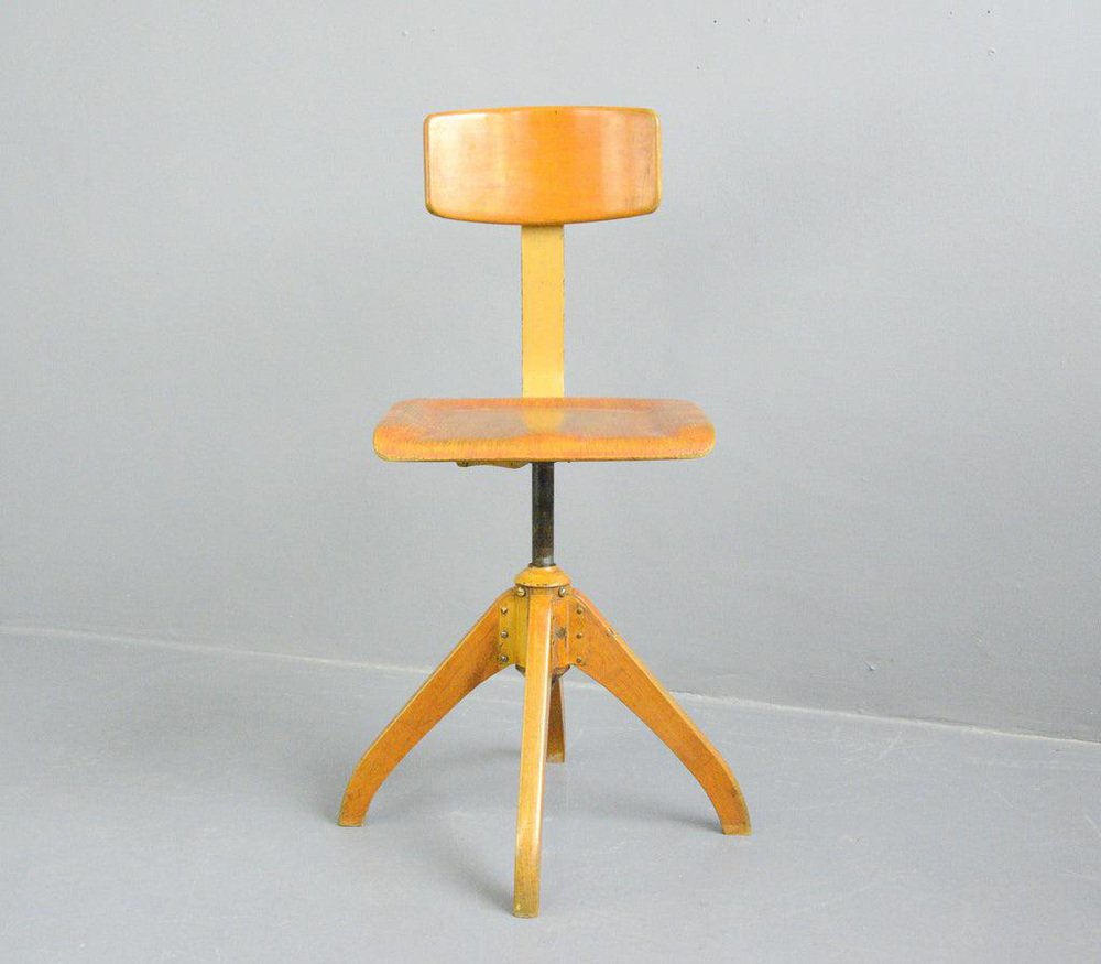 Ama Elastik Factory Chair, 1930s for sale at Pamono