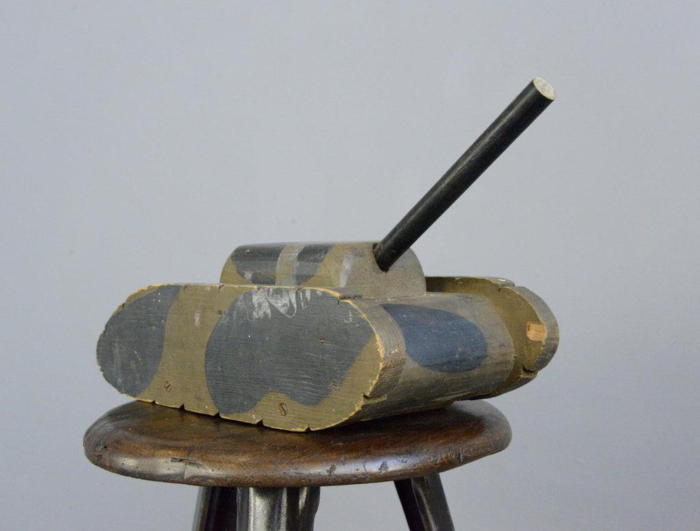 Large Trench Art Tank, 1910 for sale at Pamono