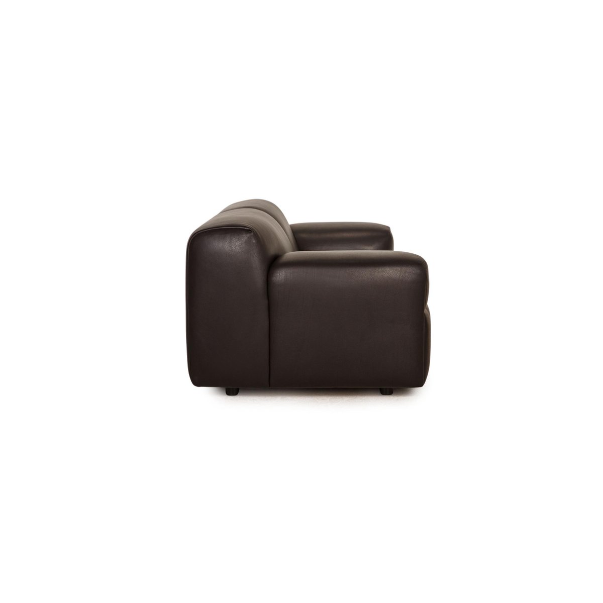 Dunkelbraunes Ds 0820 3-Sitzer und 2-Sitzer Ledersofa von de Sede, 2er ...
