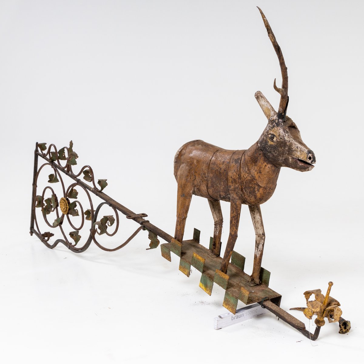 18th Century South German Sign Bracket with Reindeer for sale at Pamono