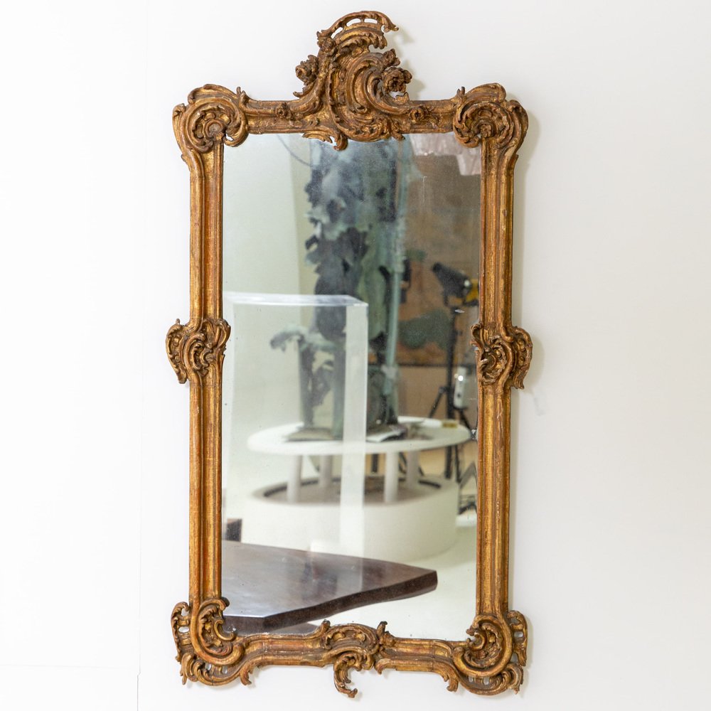Espejo rococó del sur de Alemania, siglo XVIII en venta en Pamono