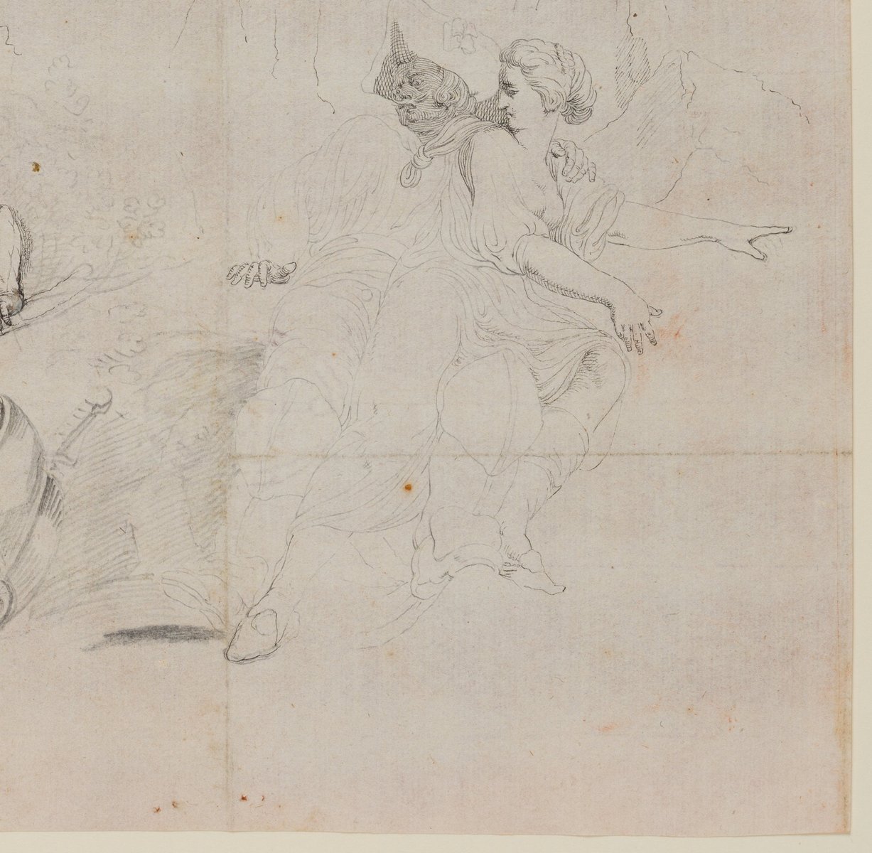 H. Denzler, the Surprised Couple, 19th-century, Ink for sale at Pamono