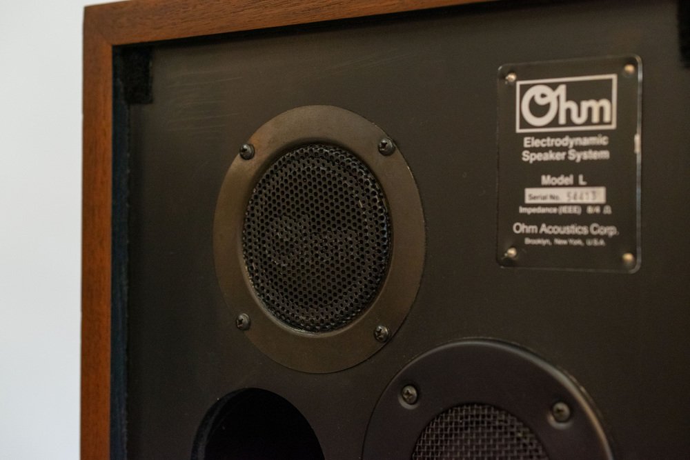 Ohm Model L Speakers, 1970s, Set of 2 for sale at Pamono