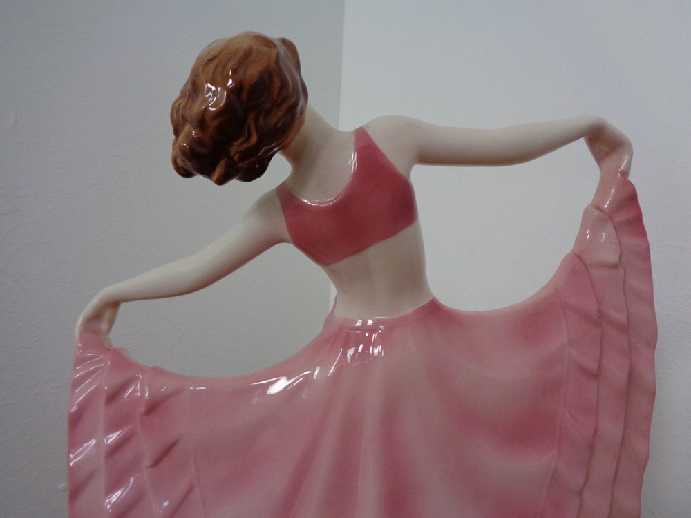 Art Deco Ceramic Dancer from Hertwig & Co Katzhütte, 1920s for sale at ...