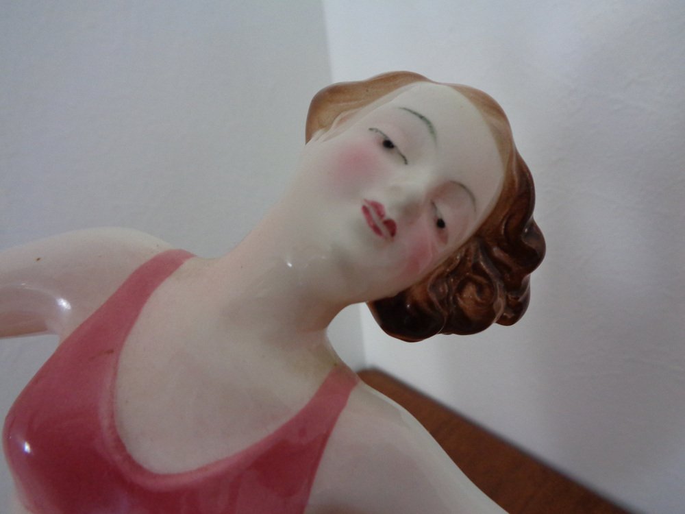 Art Deco Ceramic Dancer from Hertwig & Co Katzhütte, 1920s for sale at ...