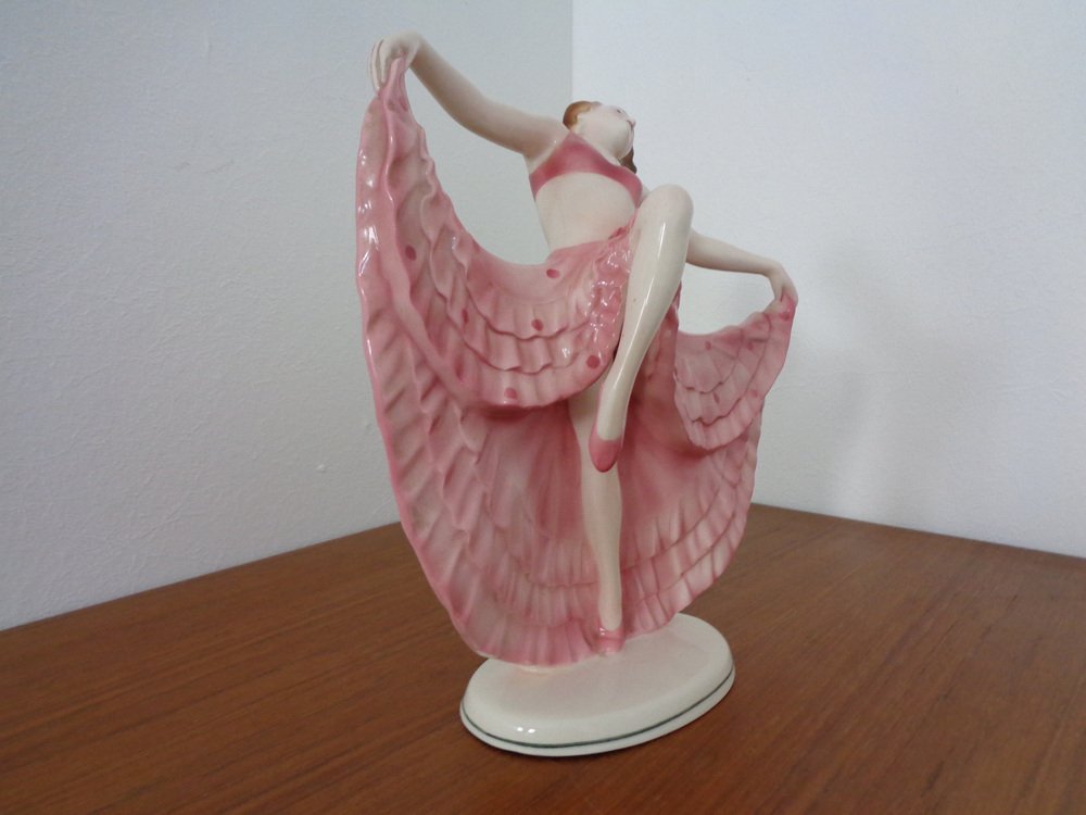 Art Deco Ceramic Dancer from Hertwig & Co Katzhütte, 1920s for sale at ...