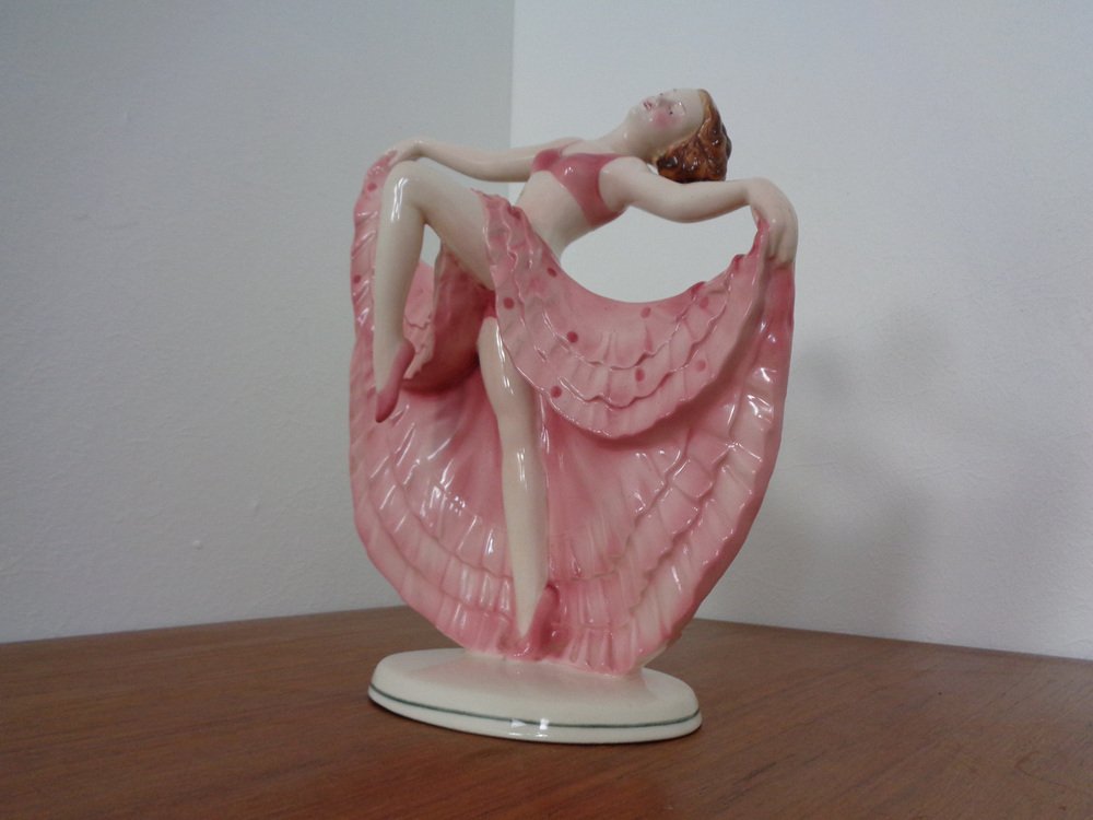 Art Deco Ceramic Dancer from Hertwig & Co Katzhütte, 1920s for sale at ...