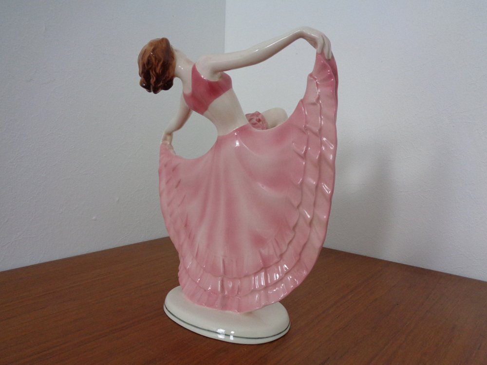 Art Deco Ceramic Dancer from Hertwig & Co Katzhütte, 1920s for sale at ...