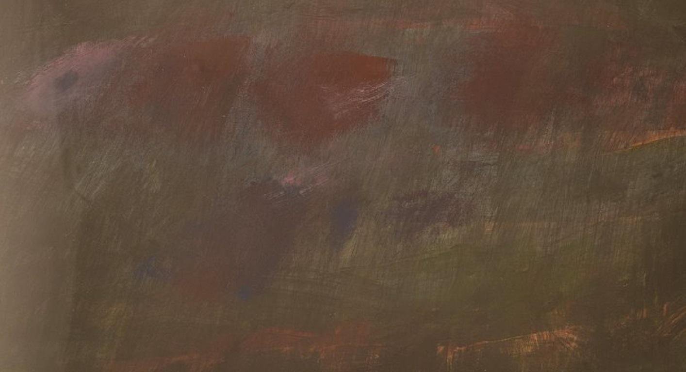 Gérard Cyne, Abstract Composition, 1982, France, Pastel on Paper ...