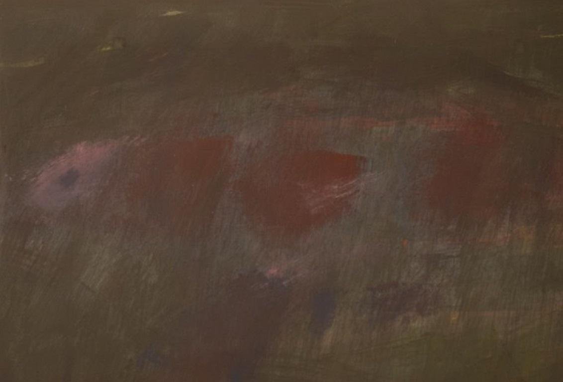 Gérard Cyne, Abstract Composition, 1982, France, Pastel on Paper ...