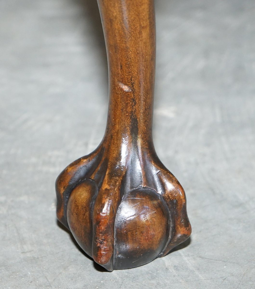 Hand Carved Claw & Ball Foot Stool from Thomas Clarkson & Son LTD ...
