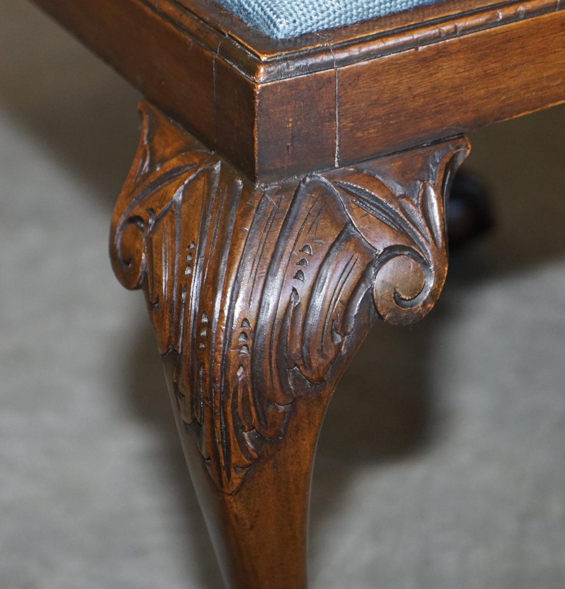 Hand Carved Claw & Ball Foot Stool from Thomas Clarkson & Son LTD ...