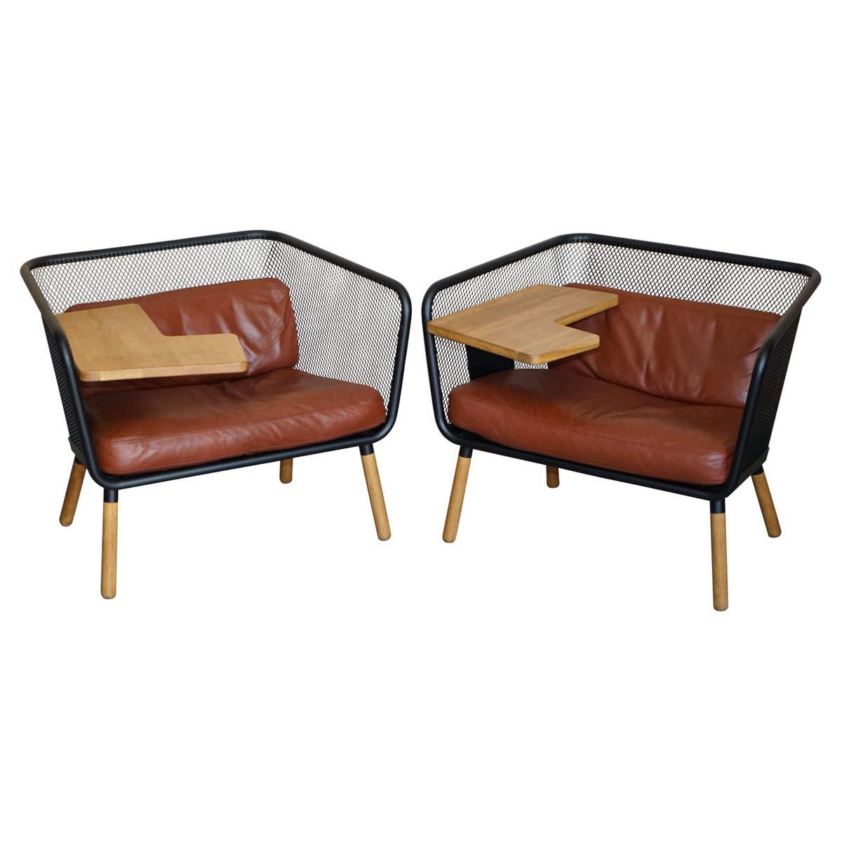 Set of Large Honken Bla Station Armchairs by Thomas Bernstrand for sale ...