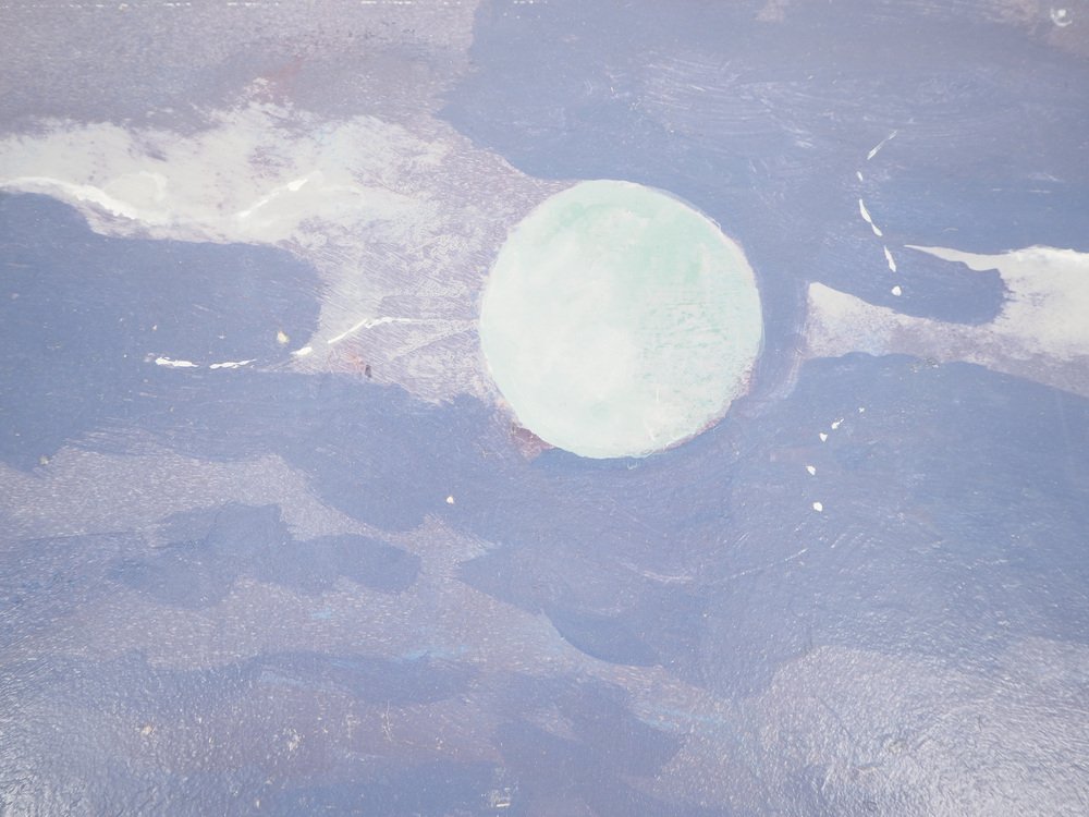 Lily Masson, Full Moon, 1991, Acrylic Drawing for sale at Pamono