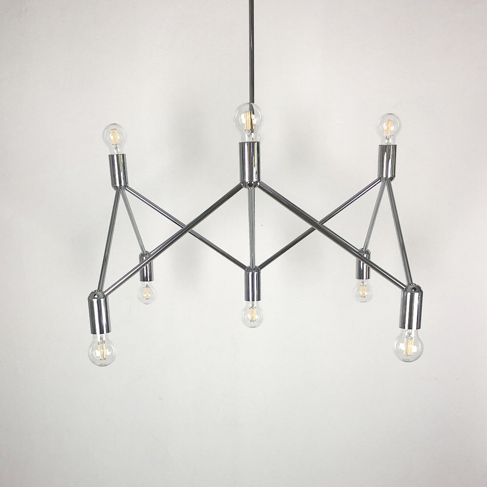 German Chandelier Light Structure with 9 Burning Points from Kinkeldey ...