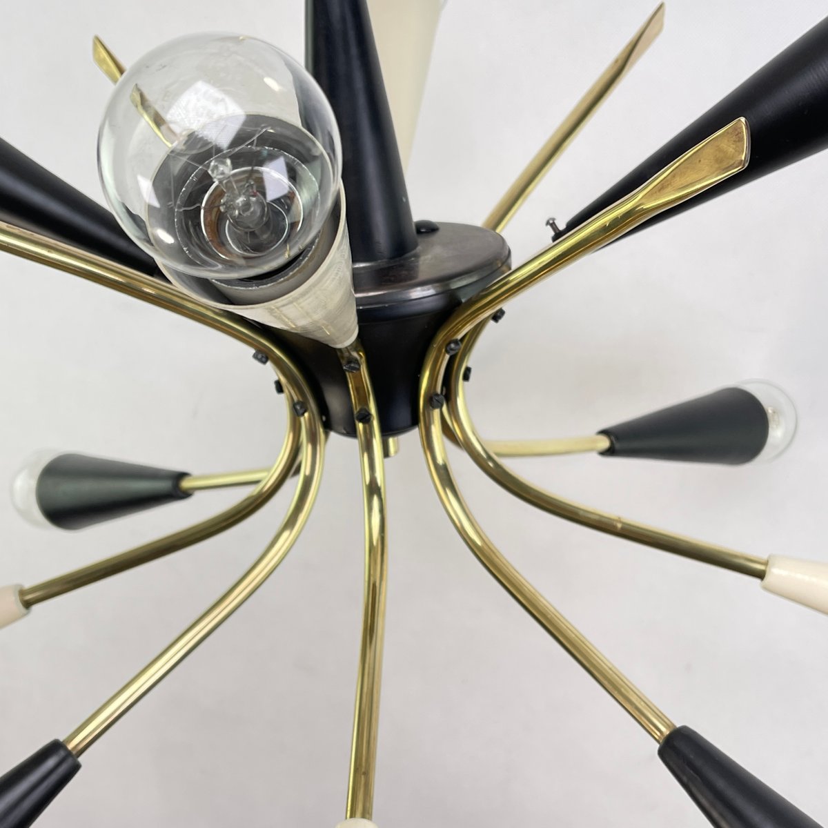 Mid-Century Sputnik Ceiling Lamp, 1950s for sale at Pamono