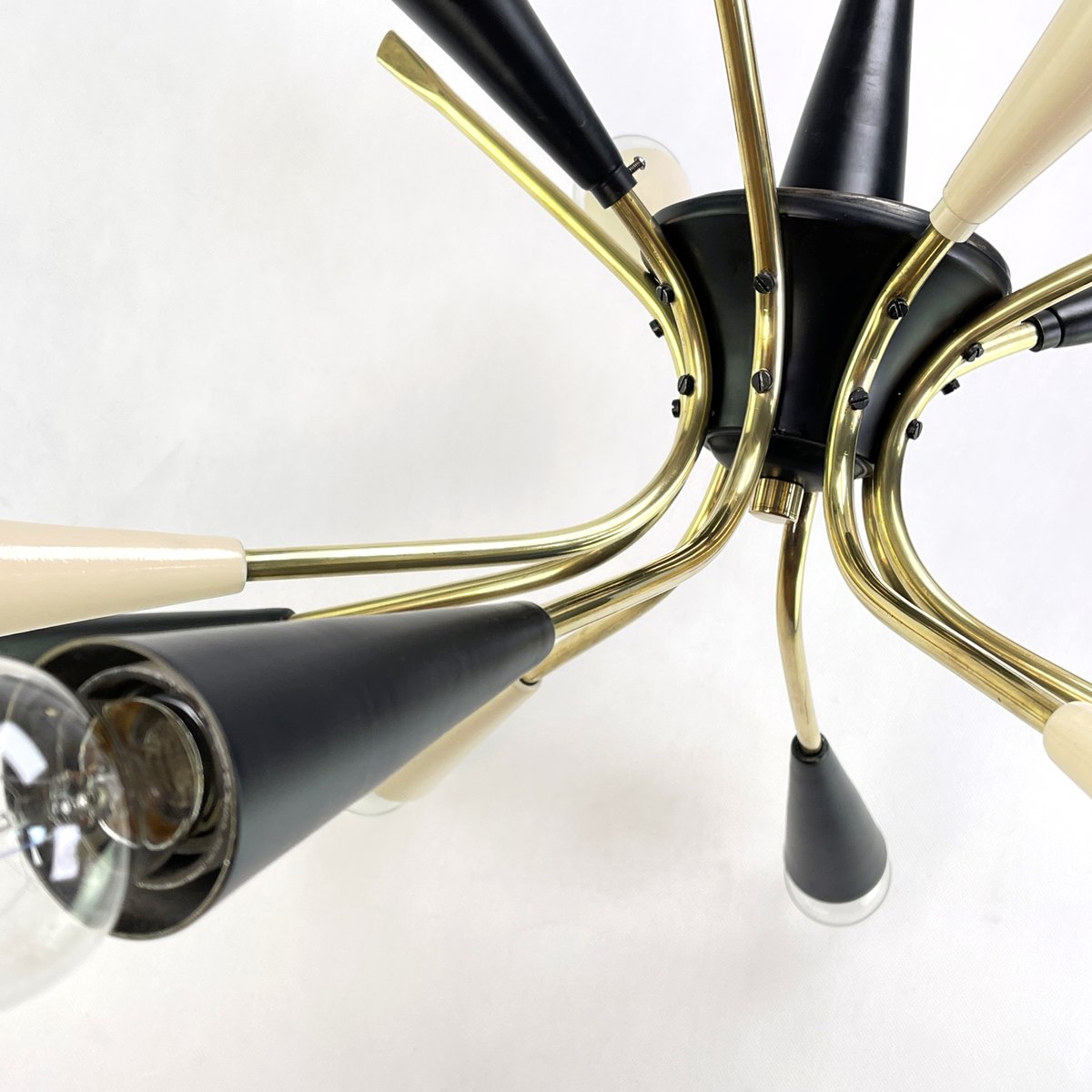 Mid-Century Sputnik Ceiling Lamp, 1950s for sale at Pamono