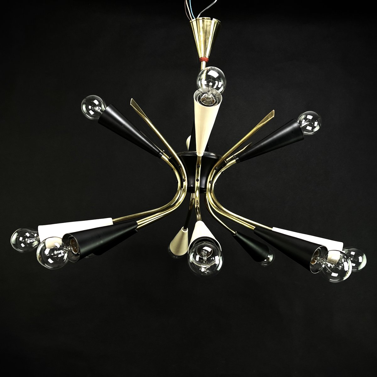 Mid-Century Sputnik Ceiling Lamp, 1950s for sale at Pamono