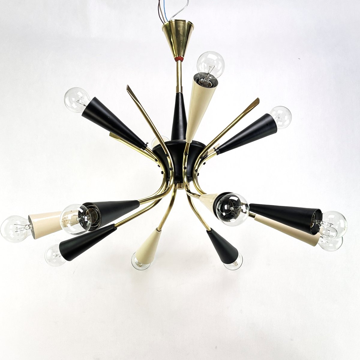 Mid-Century Sputnik Ceiling Lamp, 1950s for sale at Pamono