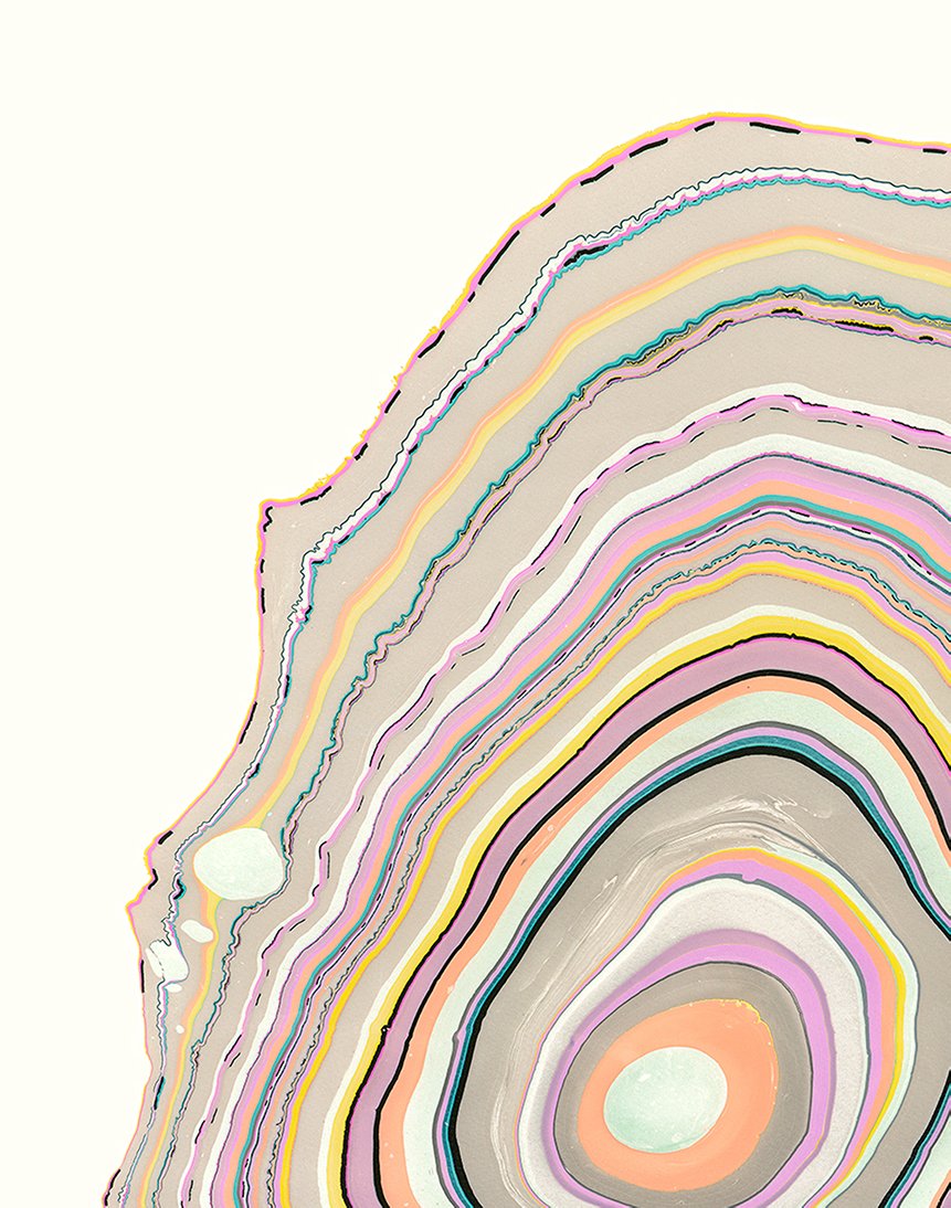 Pernille Snedker, Grey Woodrings #16, Giclée Print for sale at Pamono