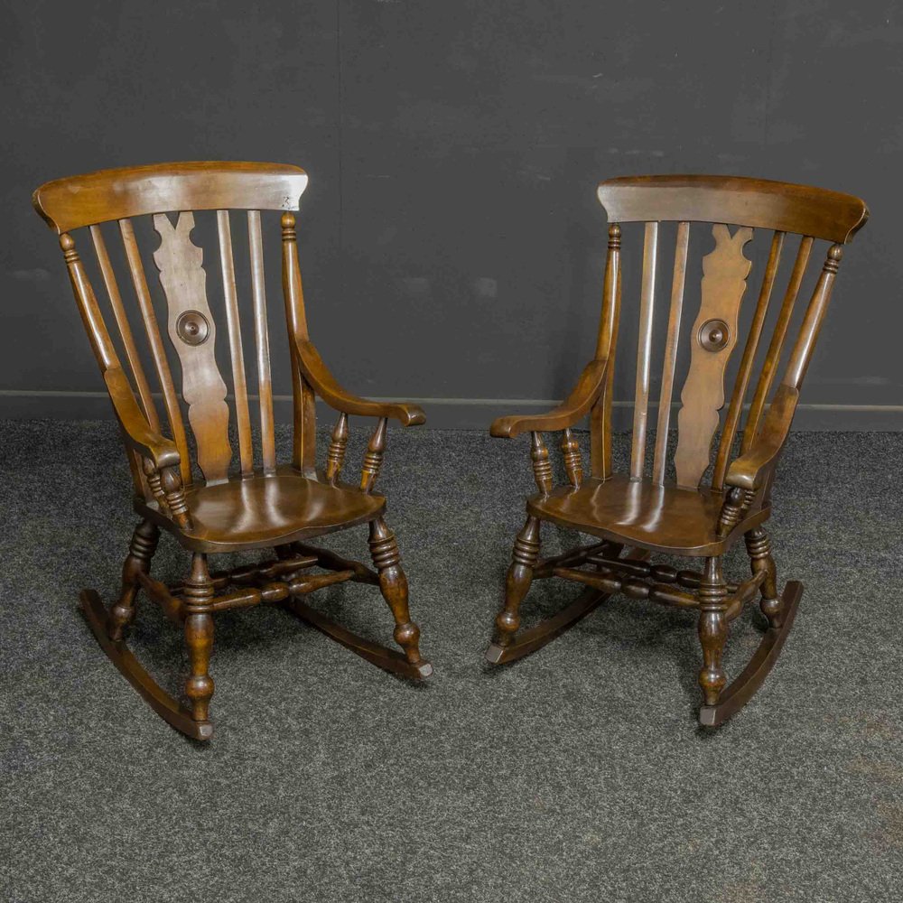 Victorian Rocking Chairs, Set of 2 for sale at Pamono