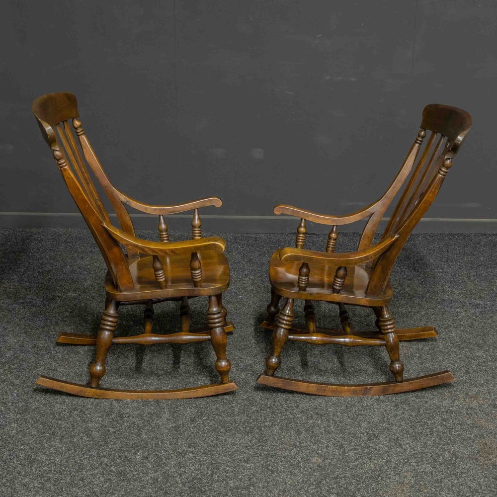 Victorian Rocking Chairs, Set of 2 for sale at Pamono
