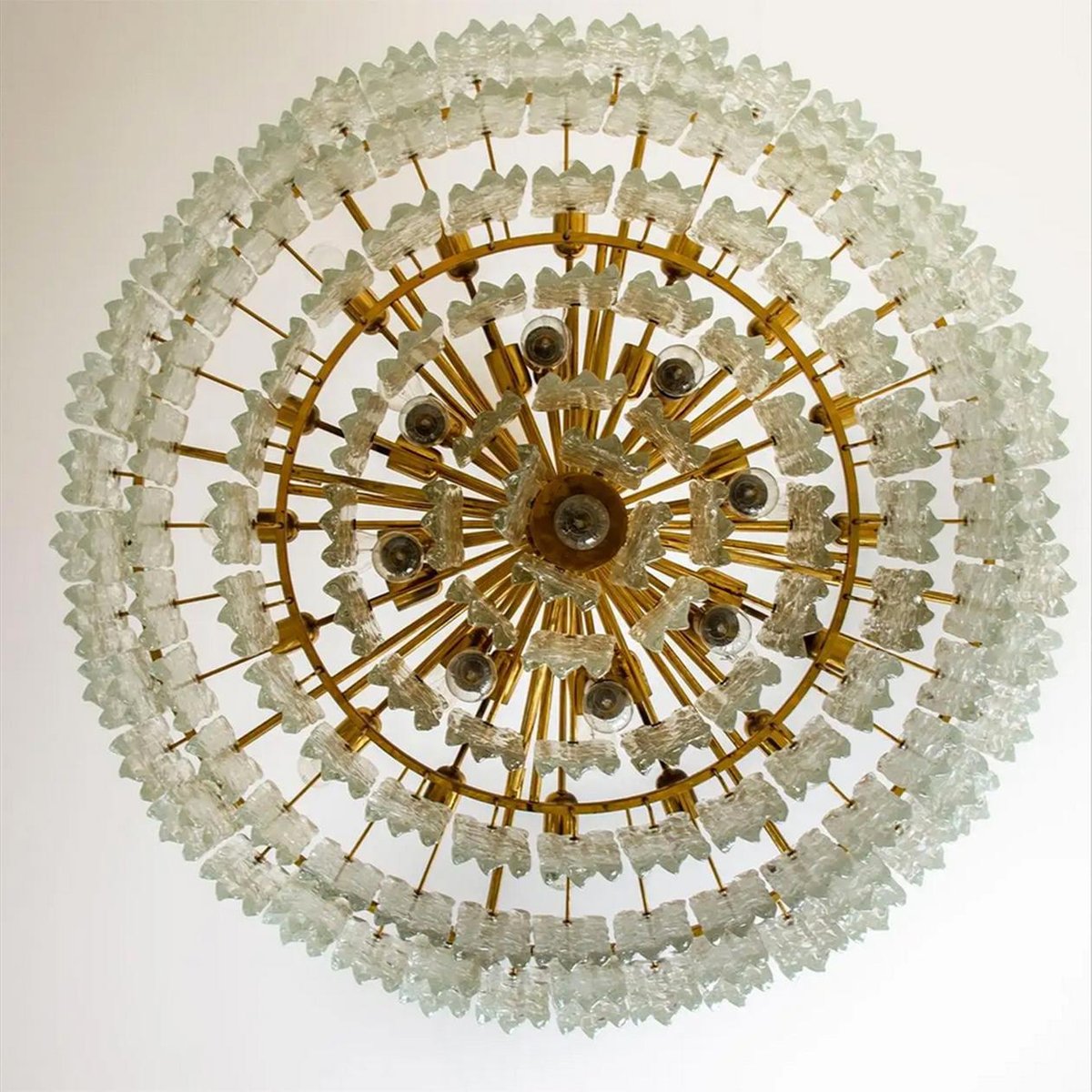 Large Seven Tier Sculptural Ballroom Chandelier by JT Kalmar for sale ...