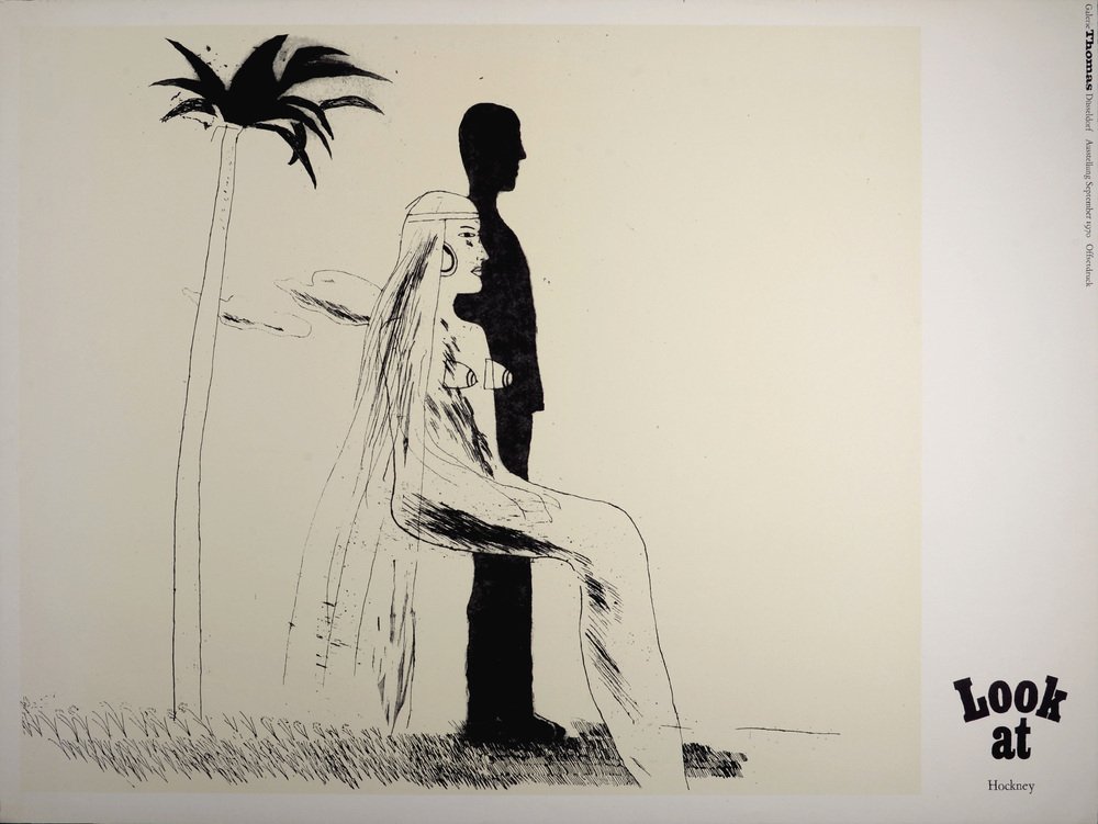 David Hockney, Look at Hockney, 1970, Large Offset Lithograph ...