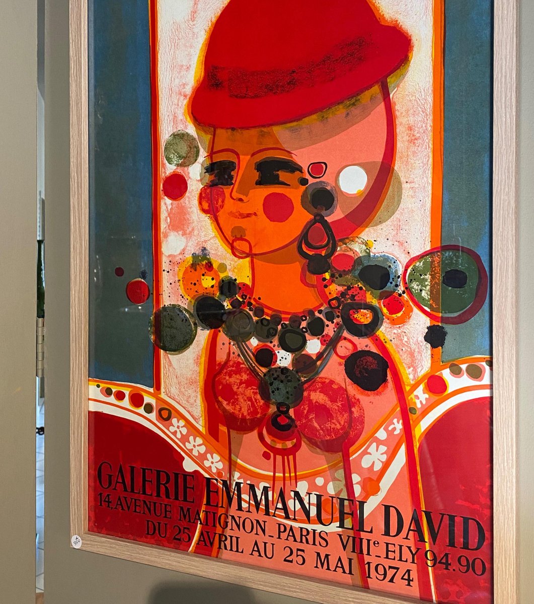 Menguy, Galerie Emannuel David Poster for sale at Pamono