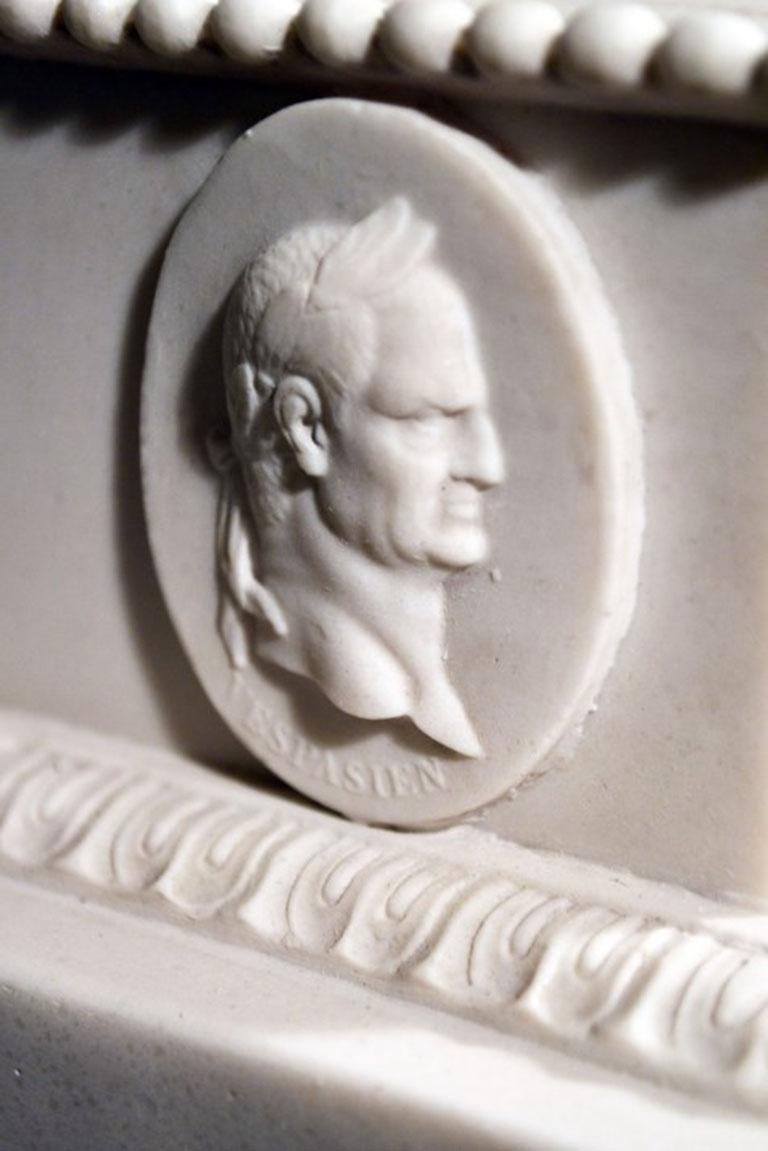 Composite Marble Roman Senator Figure, 20th-Century for sale at Pamono