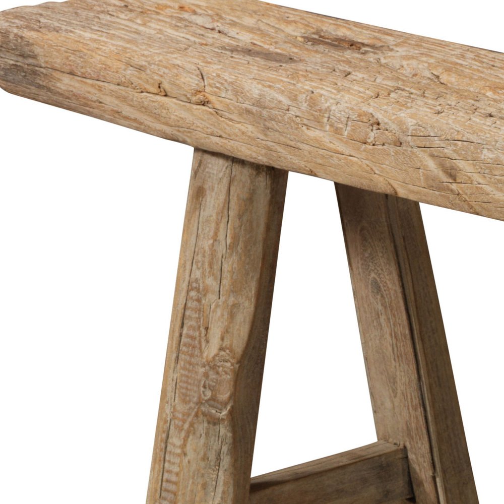 Natural Rustic Elm Bench for sale at Pamono