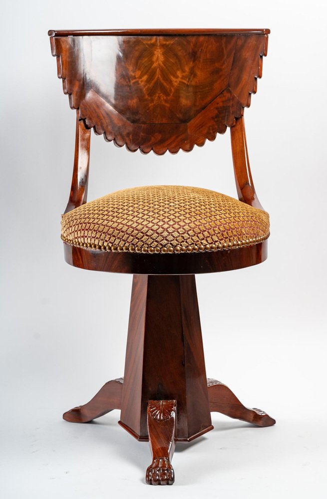 Mahogany Veneer Chair, 19th-Century for sale at Pamono