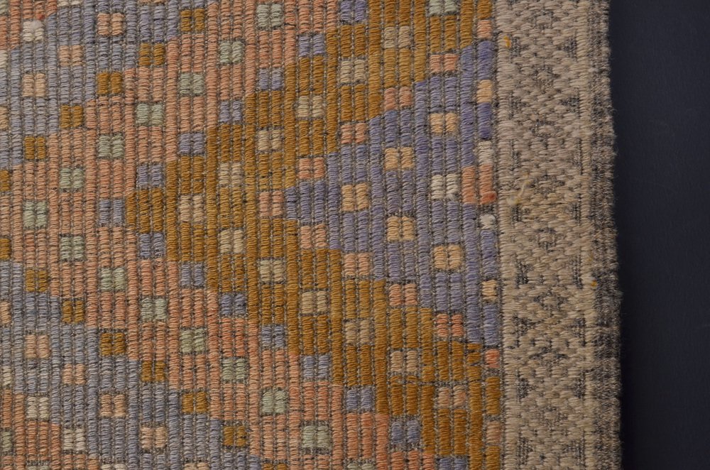 Large Modern Handmade Kilim Wool Rug for sale at Pamono