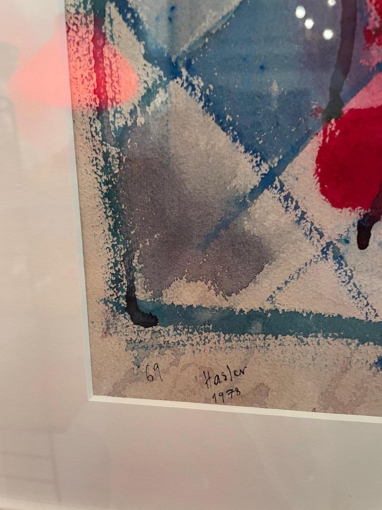 Peter Hasler, Untitlted, 1984, Watercolor on Paper for sale at Pamono