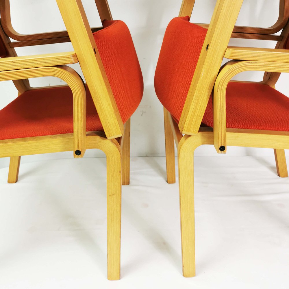 Dining Chairs by R. Thygesen & J. Sorensen for Magnus Olsen, Denmark ...