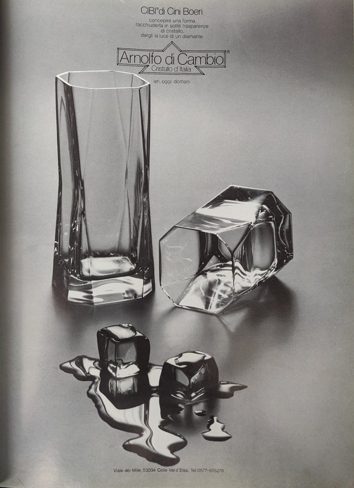 Bicchieri vintage di Cini Boeri per Arnolfo Di Cambio, anni '70, set di ...