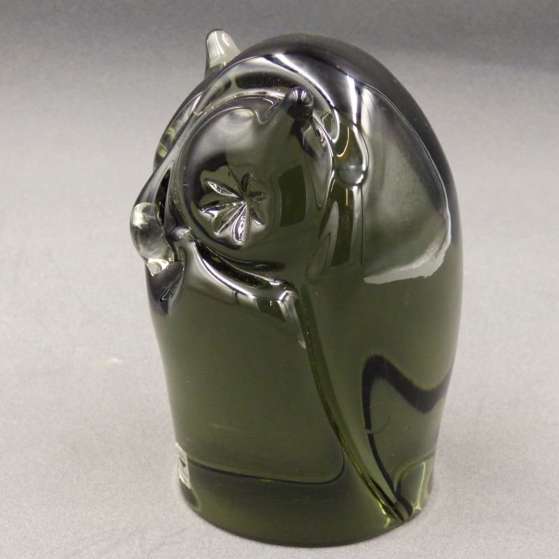 Mid-Century Owl in Glass from Livio Seguso for Grail for sale at Pamono