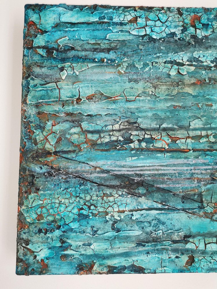 Shelly Cook, Feeling That Way, Mixed Media Abstract Painting, 2021 for ...