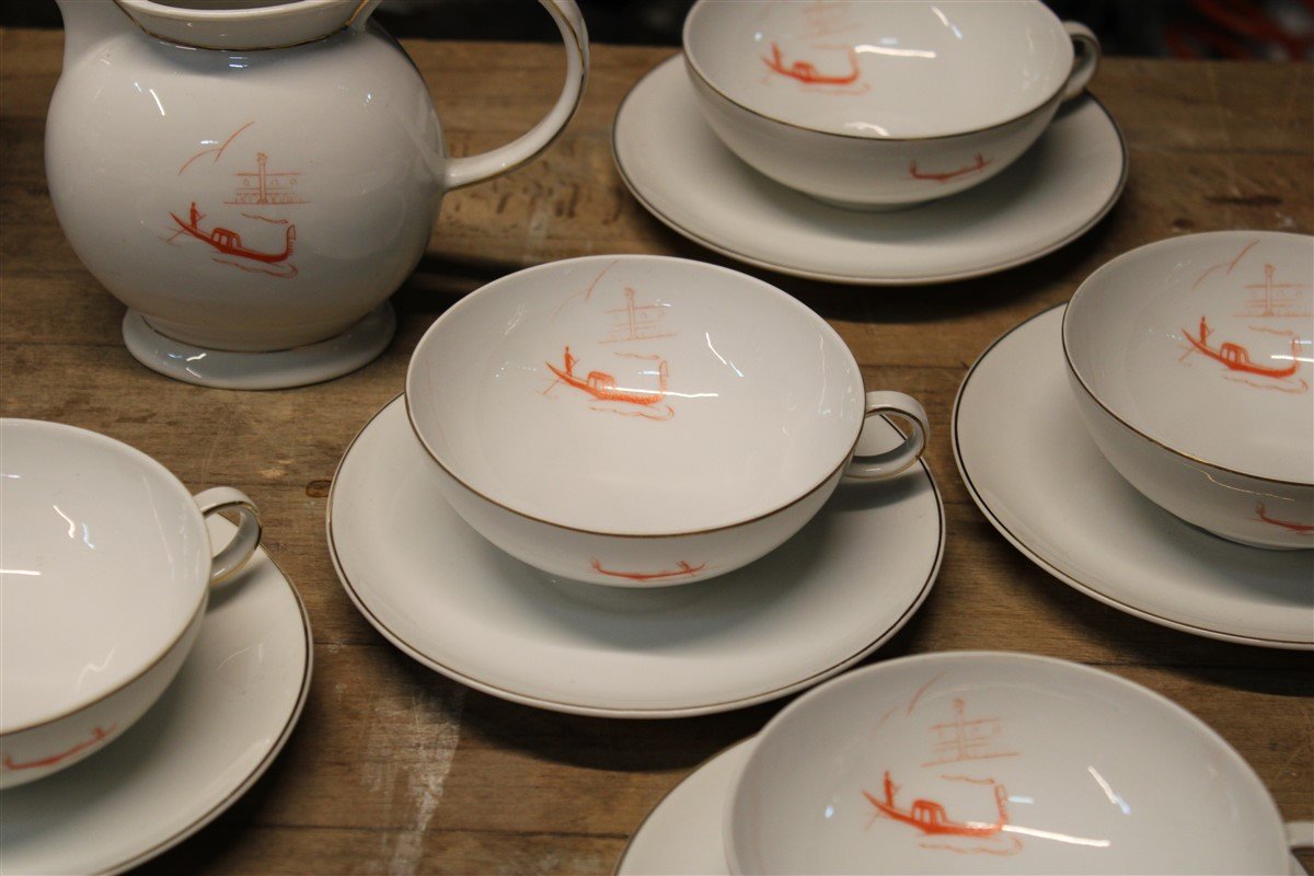 Italian Tea Service Set by Guido Andlovitz for Laveno, 1940s, Set of 27 ...