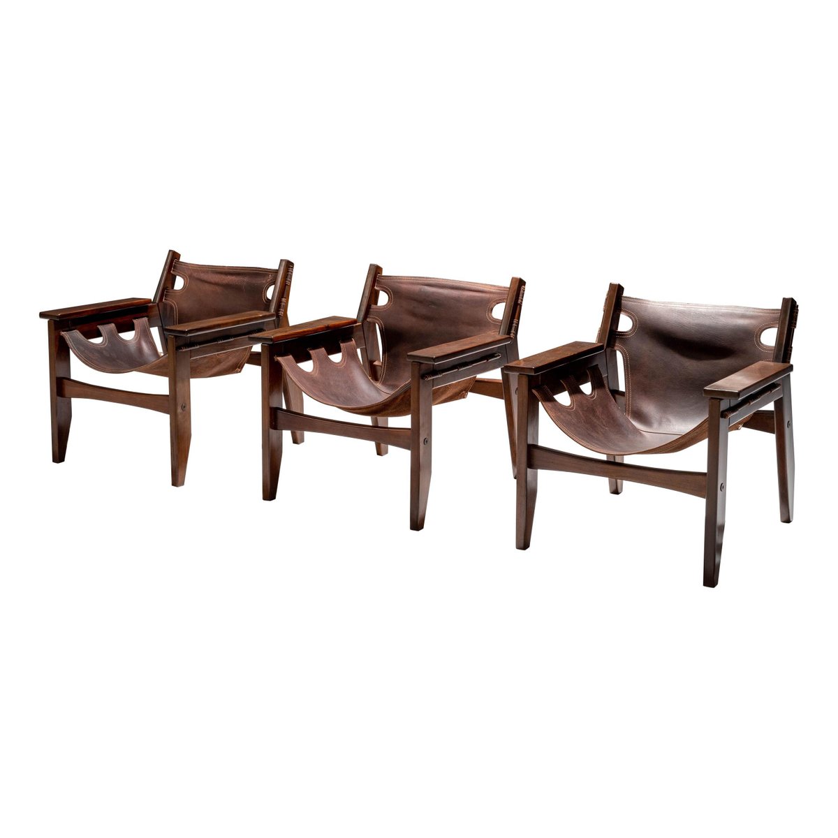 Sessel Kilin von Sergio Rodrigues, Brasil, 1970er, 3er Set bei Pamono ...