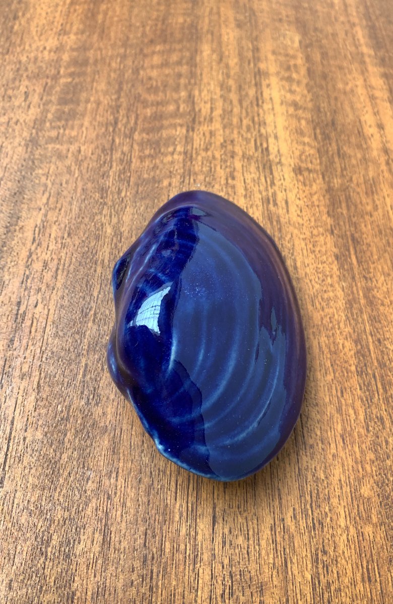 Vintage Ceramic Shell Sculpture for sale at Pamono